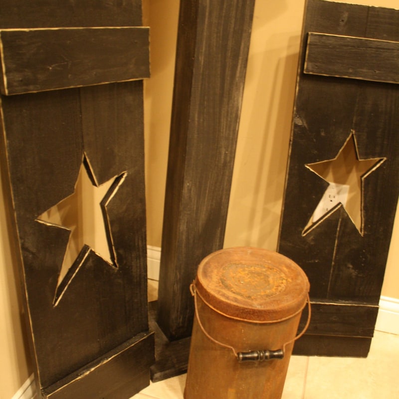 Primitive Star Shutters - Etsy