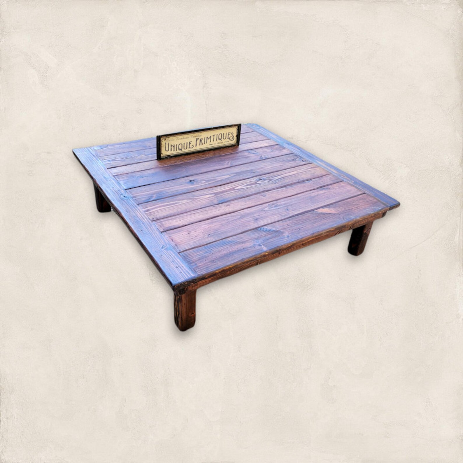 RUSTIC FARMHOUSE COFFEE Table Extra Large Square Farm House - Etsy