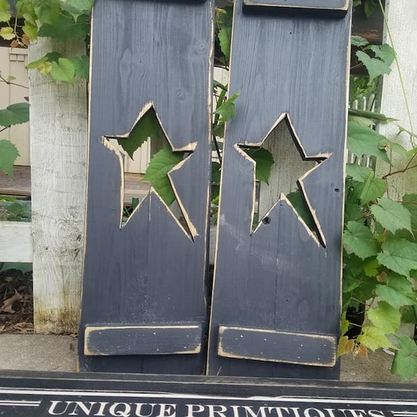 Primitive Star Shutters - Etsy