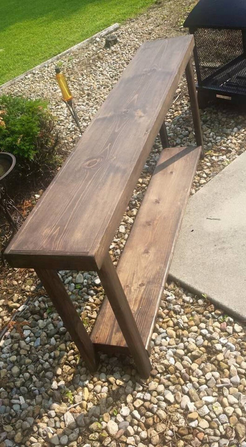 RUSTIC SOFA TABLE - Etsy
