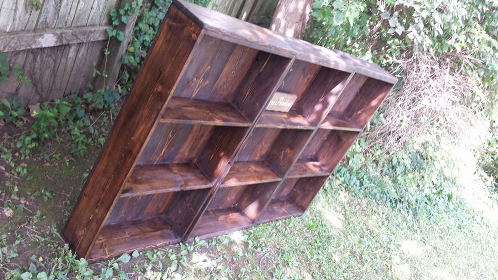 RUSTIC BOOKCASE Wood Book Shelf Book Case Lot of Three Kitchen | Etsy