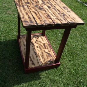 Reclaimed FIRE DAMAGED Wood by Unique Primtiques Golden Oak Stain BARN ...