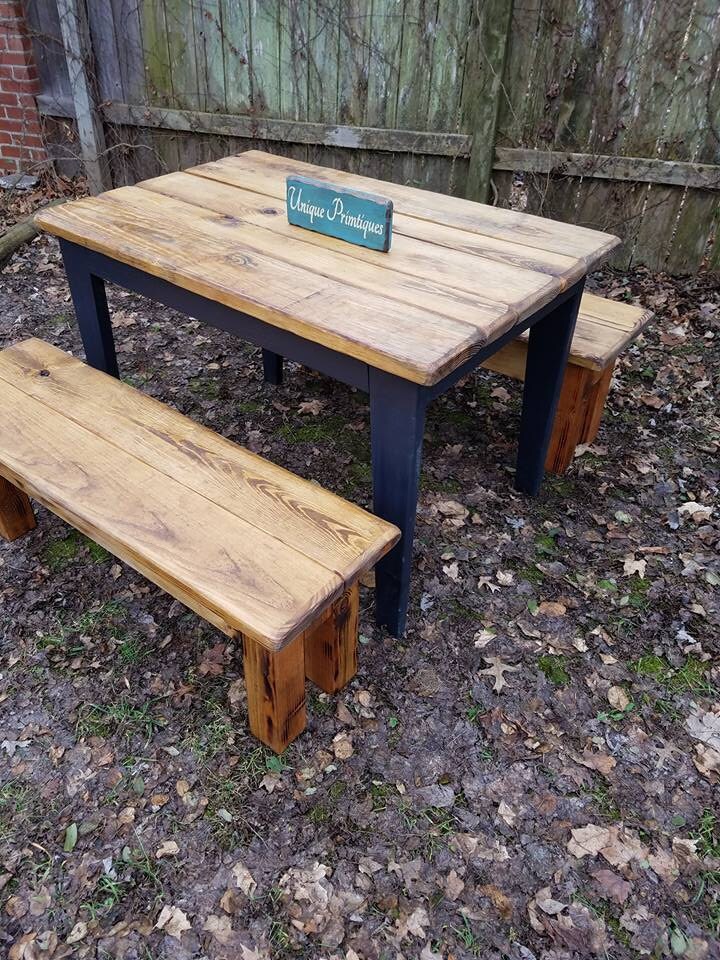 RUSTIC FARMHOUSE TABLE Farm House Kitchen Distressed Kitchen | Etsy