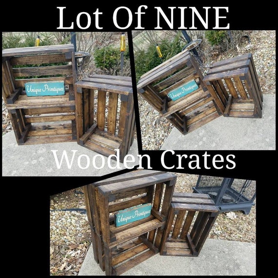 Farmhouse Crates Farmhouse Crate Etsy