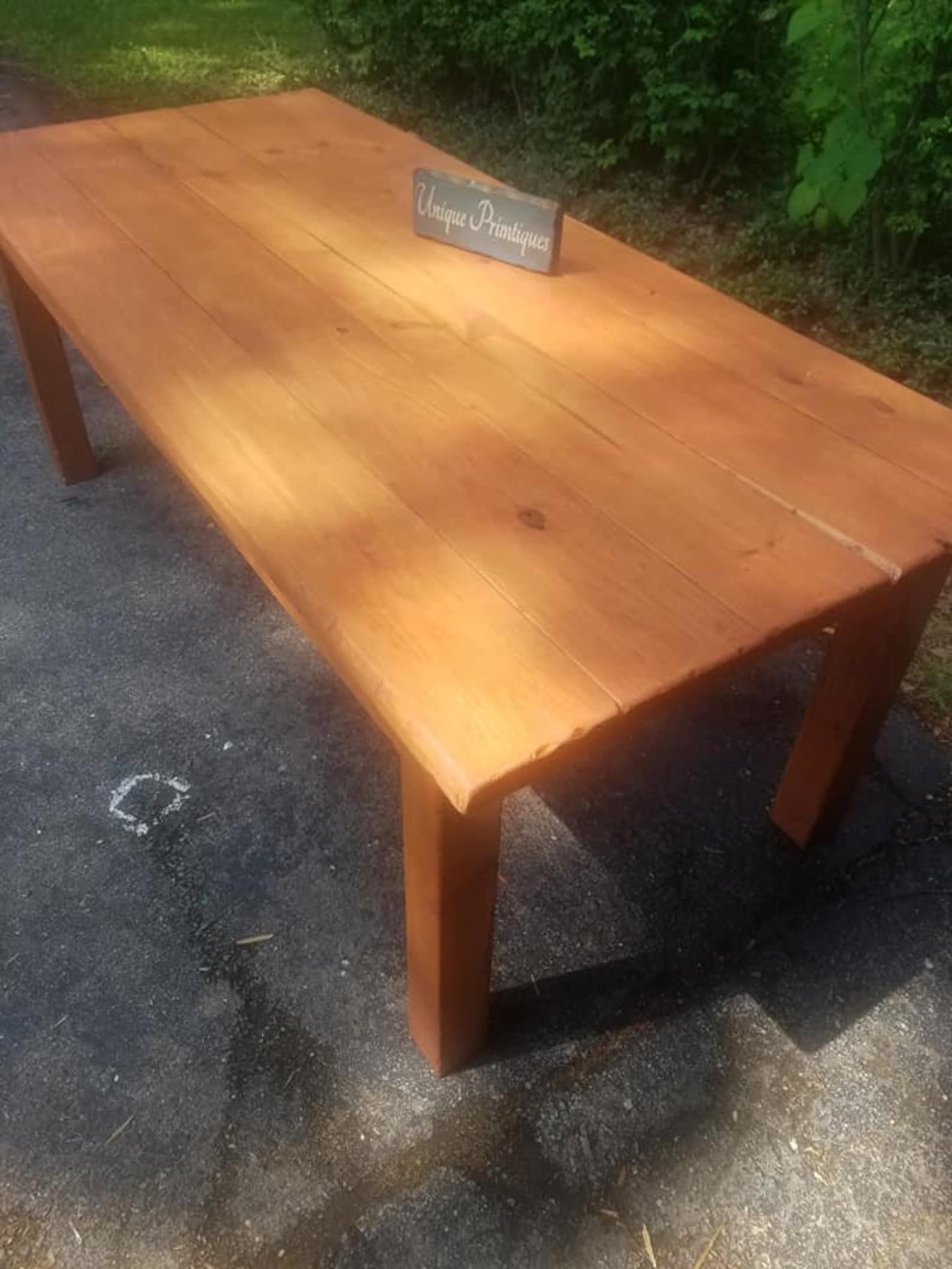 Rustic FARMHOUSE TABLE Wood Farm House Kitchen Dining | Etsy