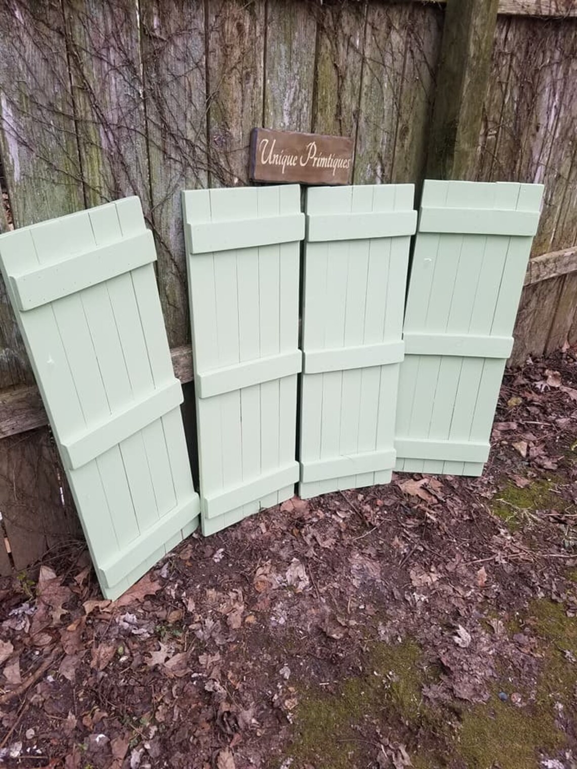 Rustic Wood Shutters Country Barn Display Indoor Outdoor | Etsy