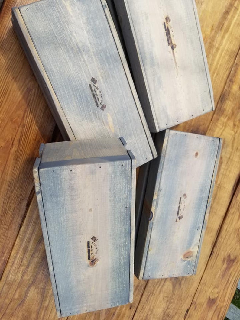 FARMHOUSE WEDDING DECOR Rustic Wood Crates Lot X8 Weathered - Etsy