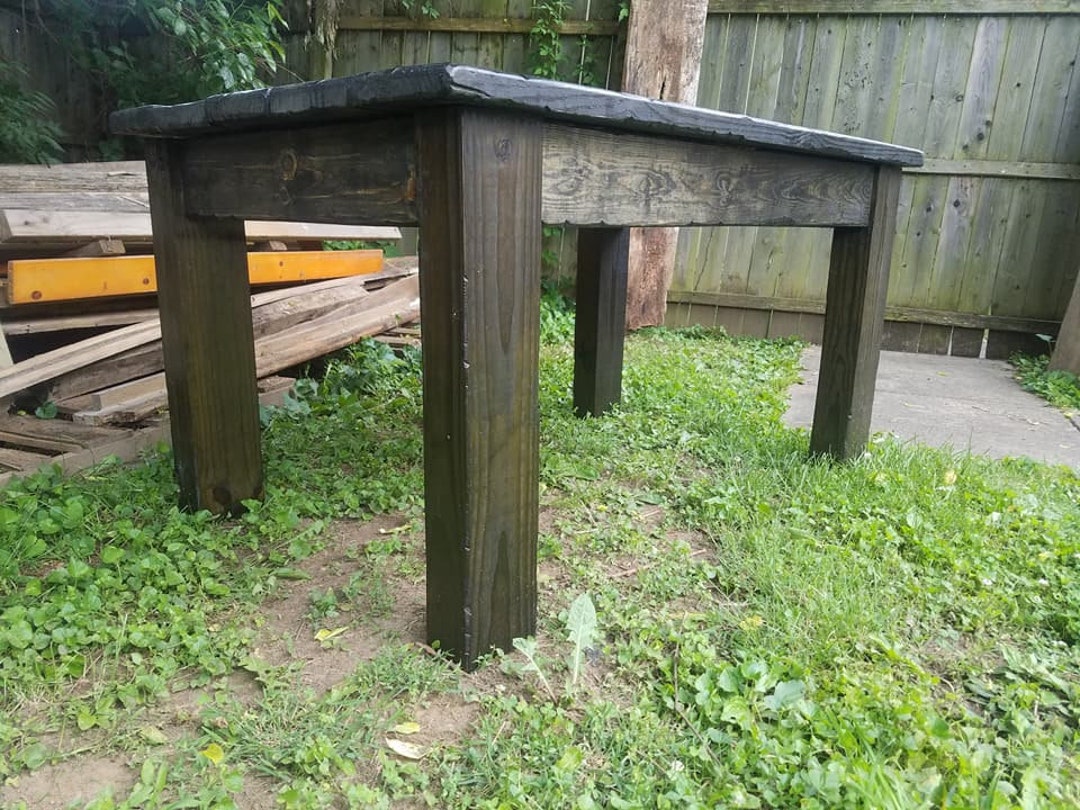 Rustic FARM TABLE Reclaimed Wood Farm House Primitive Country Cabin ...