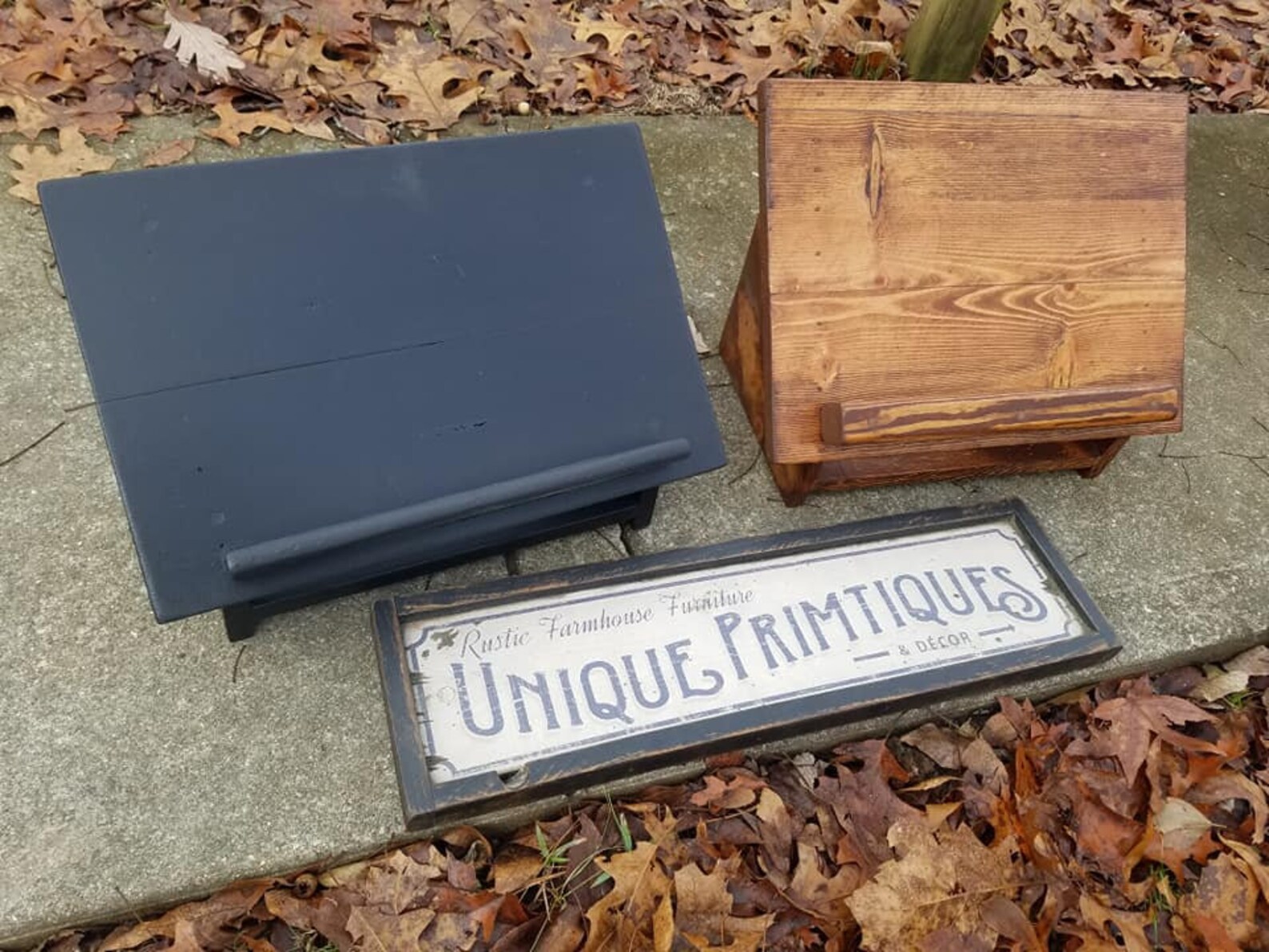 RUSTIC BOOK STAND Bookstand Kindle Tablet Cookbook Cook Book | Etsy