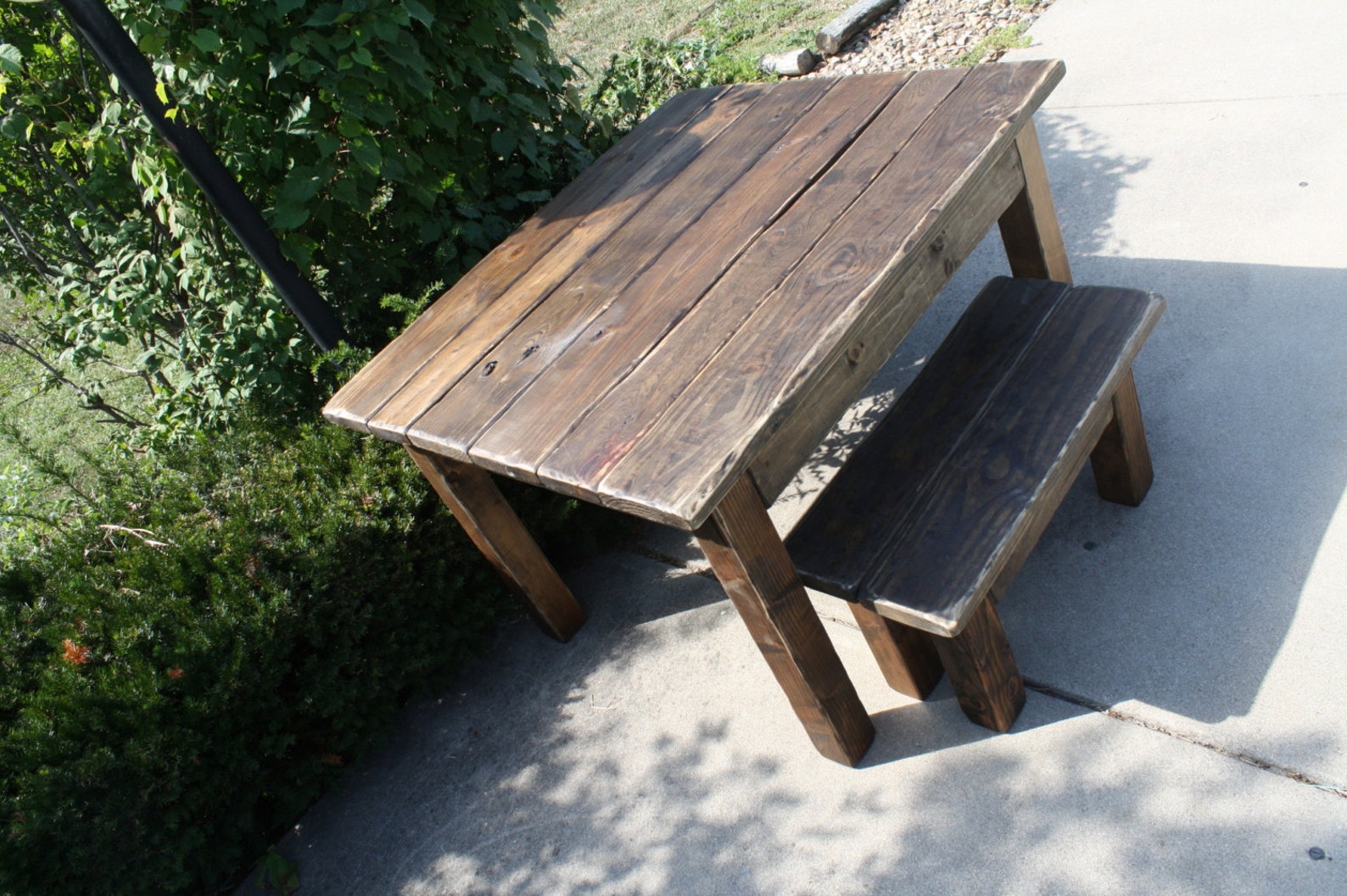 RUSTIC CABIN TABLE Kitchen Lodge Farmhouse Dining 40x48x31h | Etsy