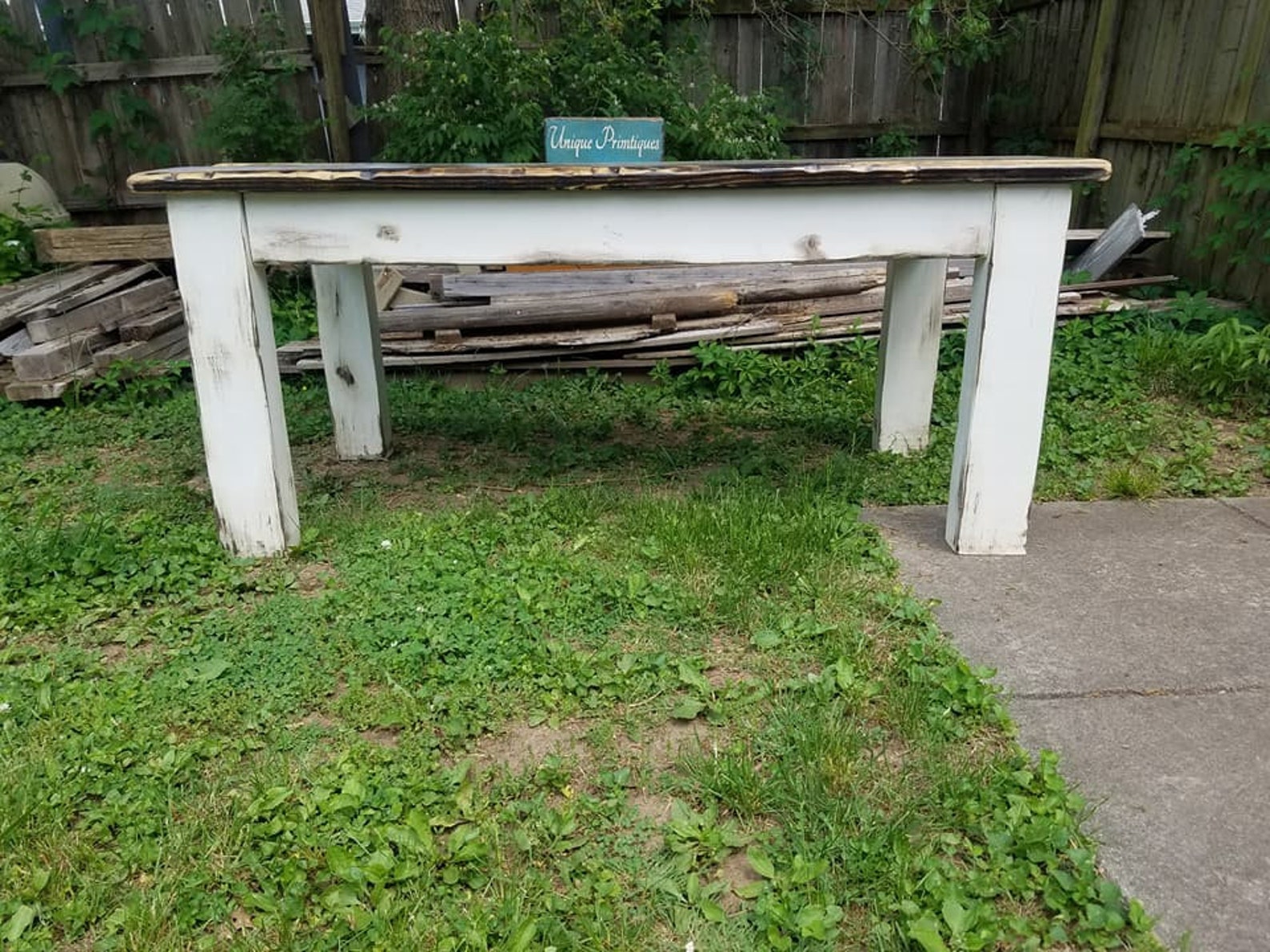 Rustic FARM TABLE Reclaimed Wood Farm House Primitive Country | Etsy