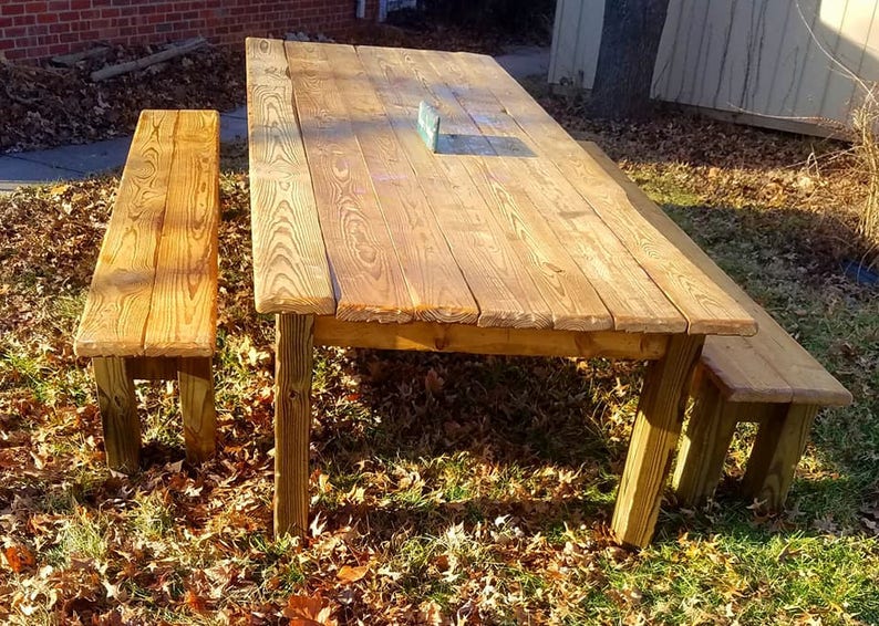 Large Rustic Farm Table 12-foot FARMHOUSE Country CABIN - Etsy