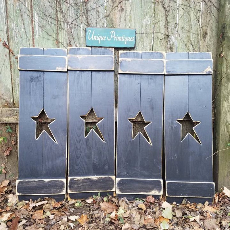 Primitive Star Shutters - Etsy