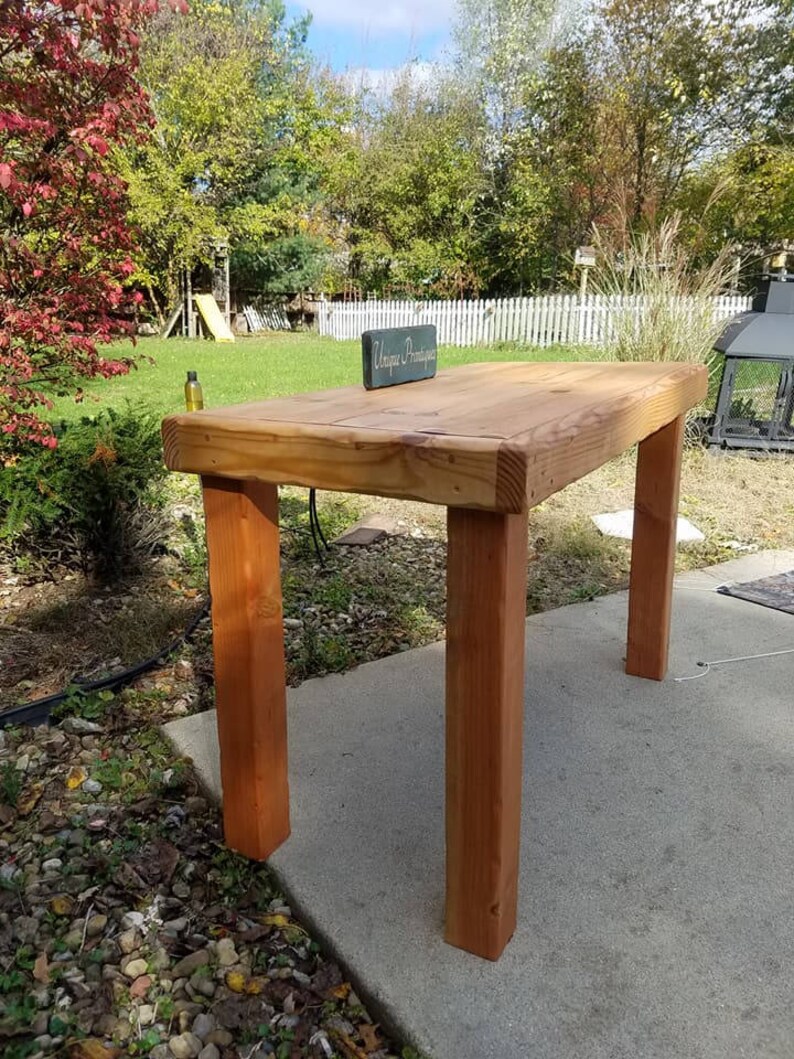 RUSTIC FARMHOUSE DESK Small Kitchen Dining Table Farm House - Etsy