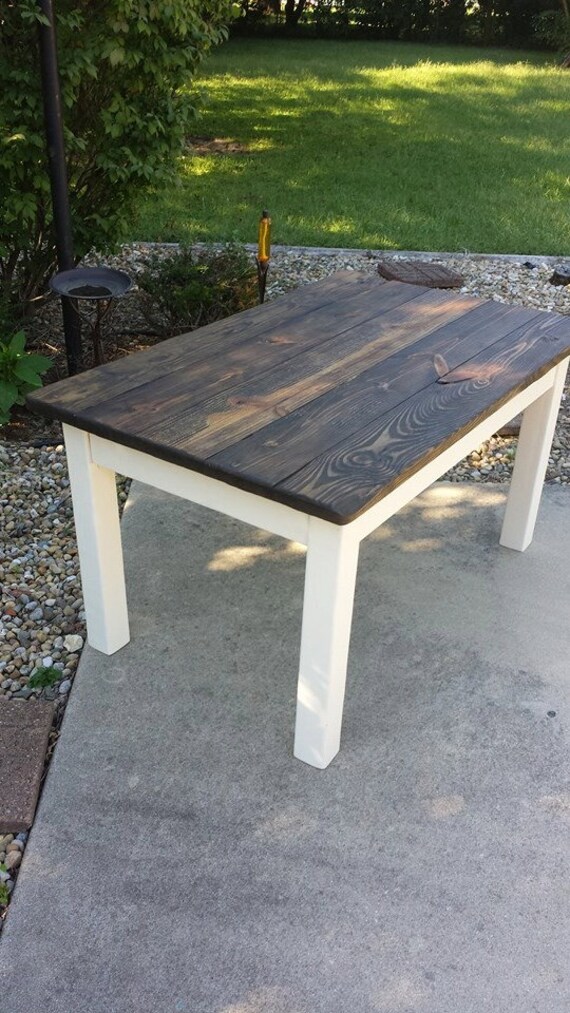 RUSTIC FARMHOUSE TABLE Country Kitchen Dining Living Farm - Etsy