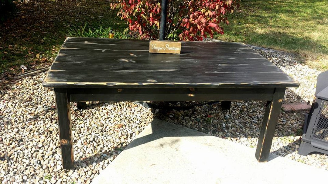 Reclaimed Rustic DISTRESSED Wood Farm House TABLE Kitchen Dining Indoor ...