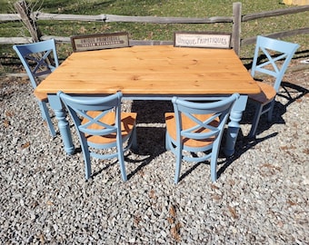 Handmade Farm Dining Table Rustic Reclaimed Wood Dining Table - Etsy