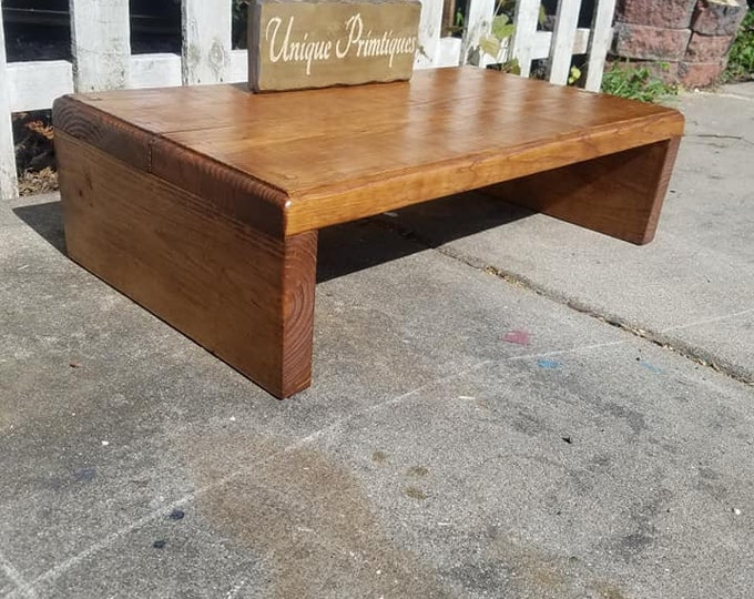 Primitive Farm Table Riser Bench Farmhouse Table Rustic Pine Table Farm ...