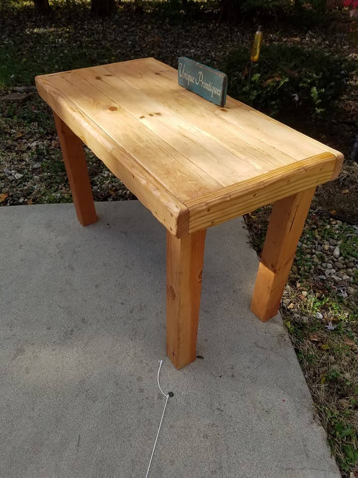 RUSTIC FARMHOUSE DESK Small Kitchen Dining Table Farm House | Etsy