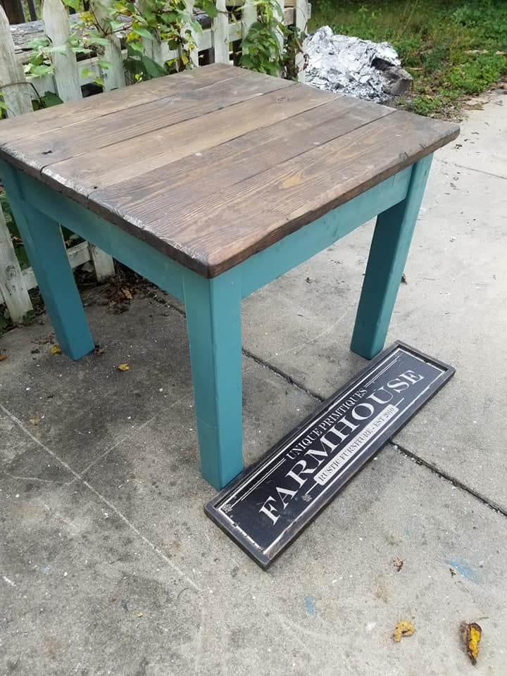 RUSTIC FARMHOUSE TABLE Small Kitchen Dining Farm House | Etsy