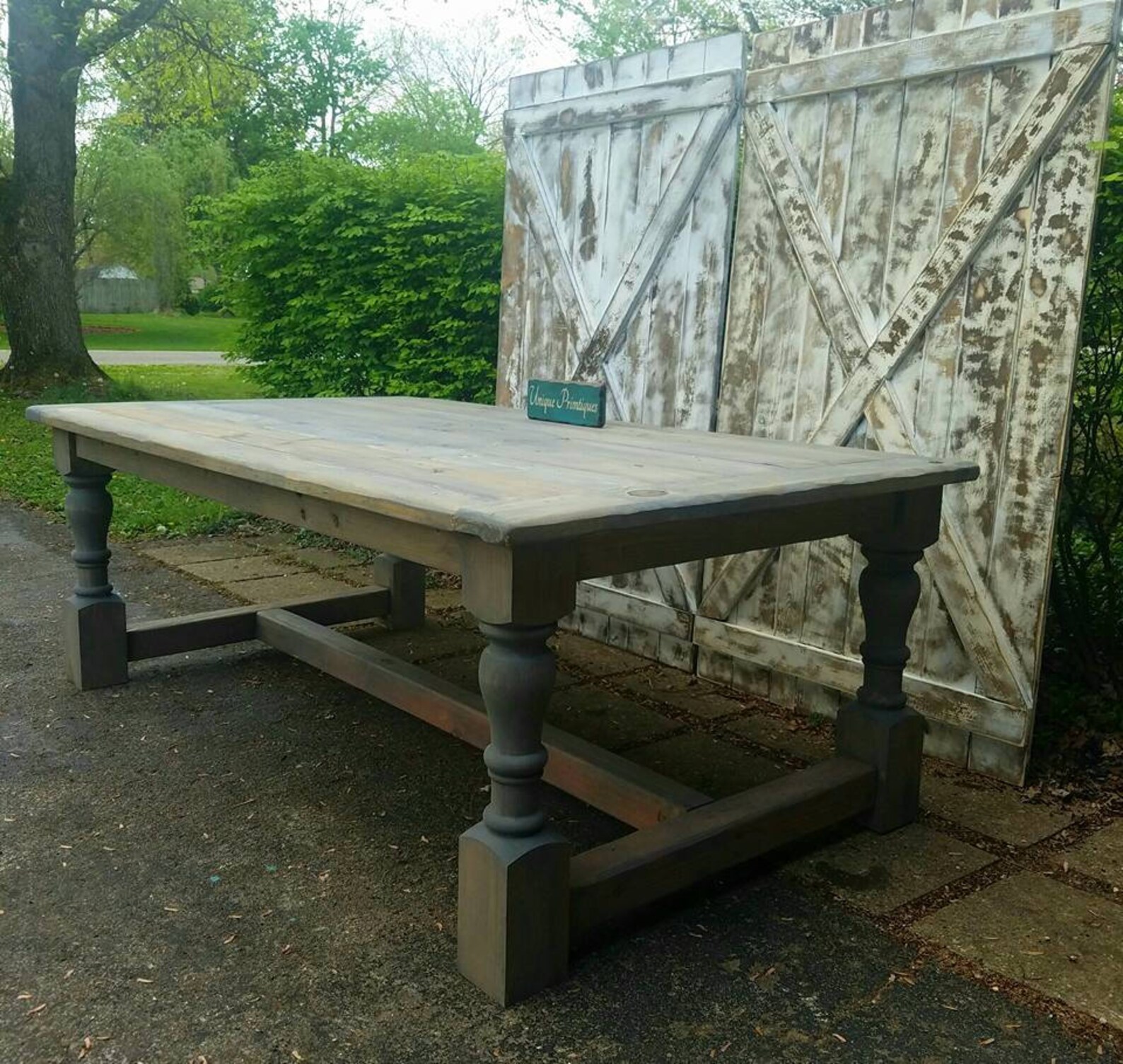 New England Farmhouse Rustic TABLE Breadboard Ends Massive | Etsy