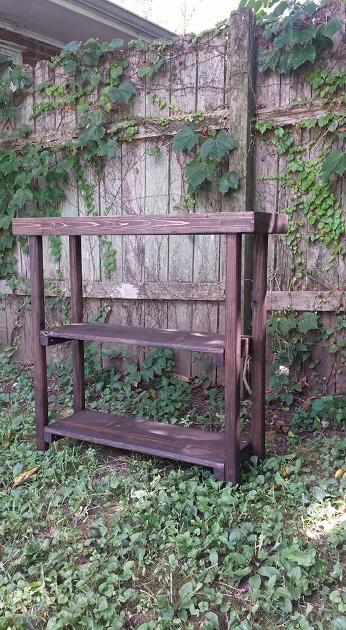 Rustic Primitive Reclaimed Wood SOFA Hall Console Table Book | Etsy