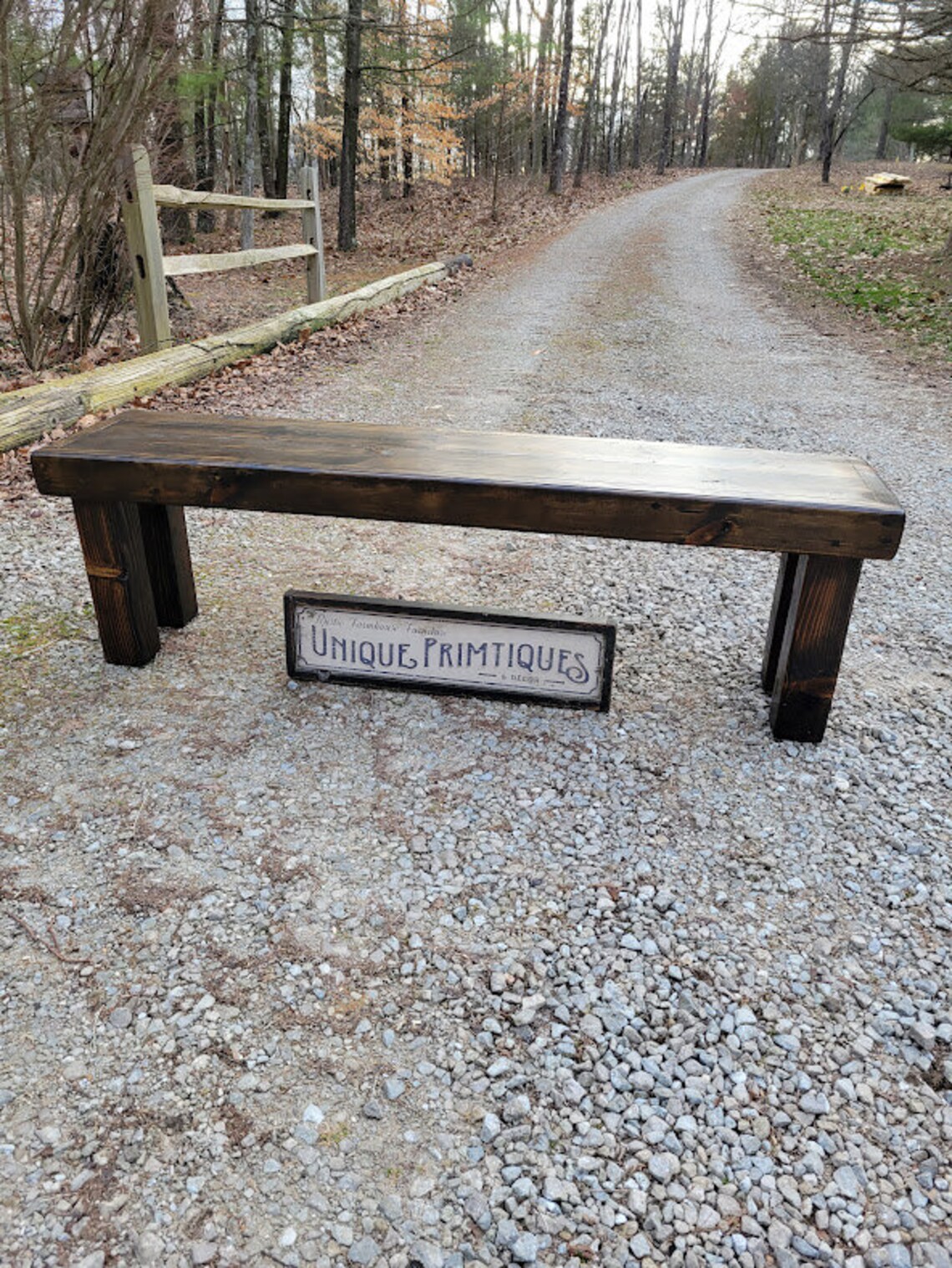 RUSTIC FARMHOUSE BENCH Farm House Indoor Outdoor Kitchen - Etsy