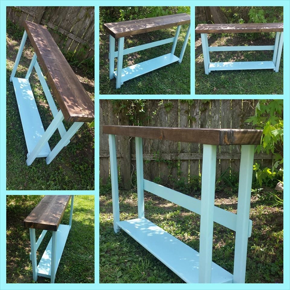 Coastal Living CONSOLE TABLE Sofa Entryway Entry Hall Accent | Etsy