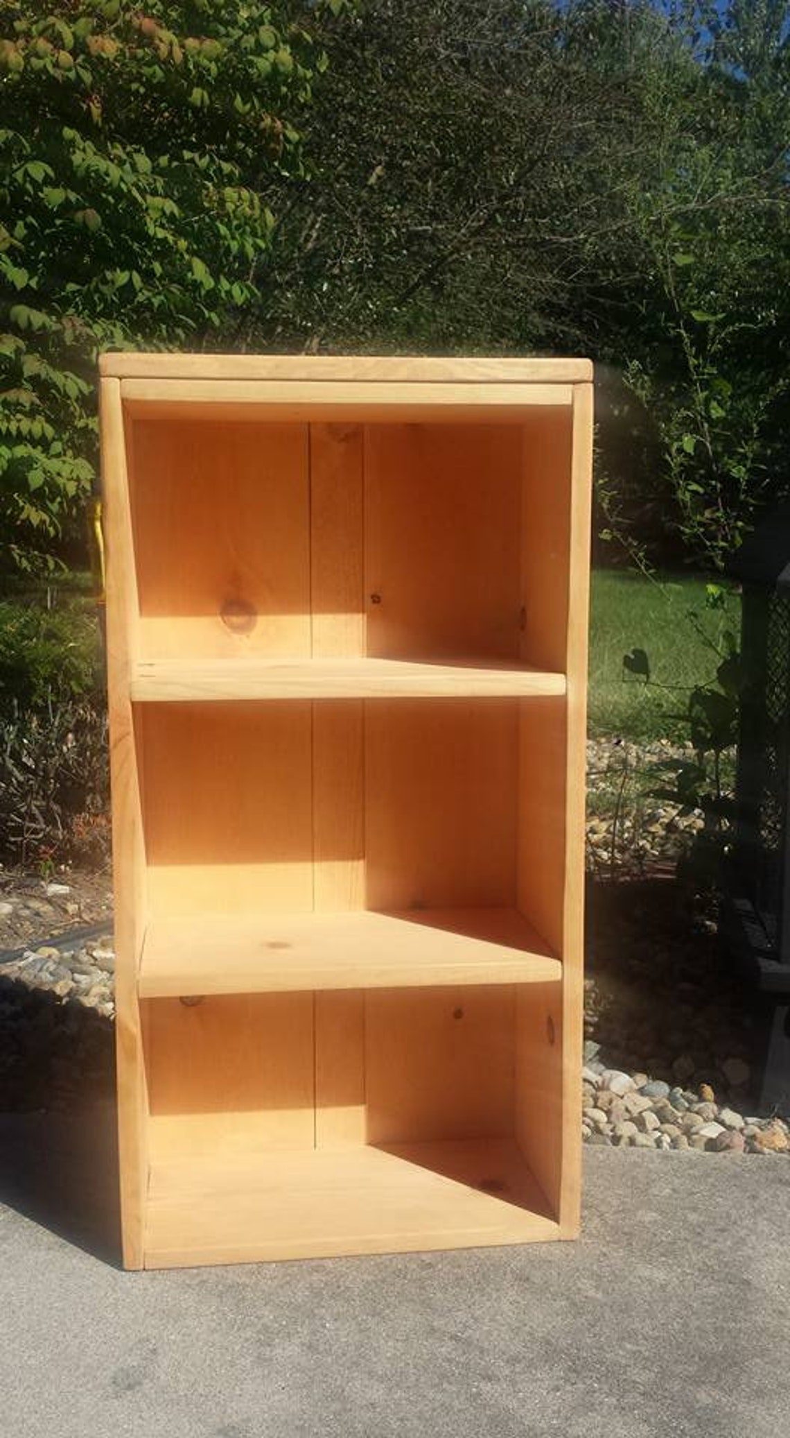 RUSTIC FARMHOUSE BOOKCASE Shelving Storage Shelf Reclaimed - Etsy