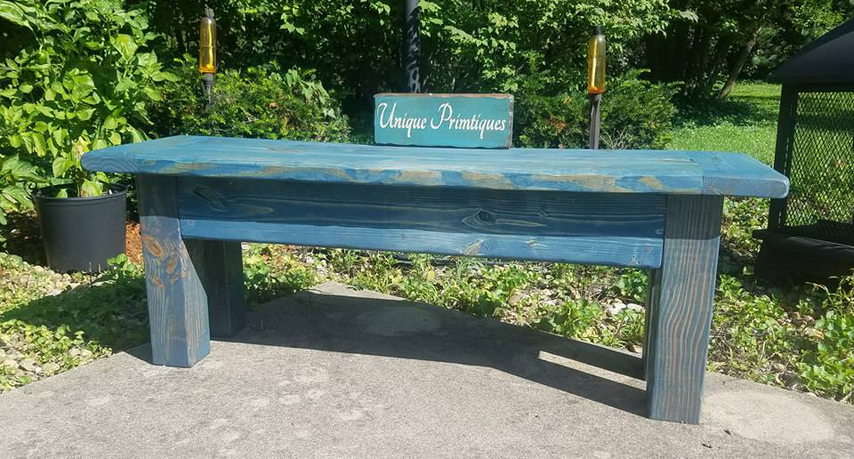 RUSTIC BREADBOARD End FARMHOUSE Bench Cross End Plank Farm | Etsy