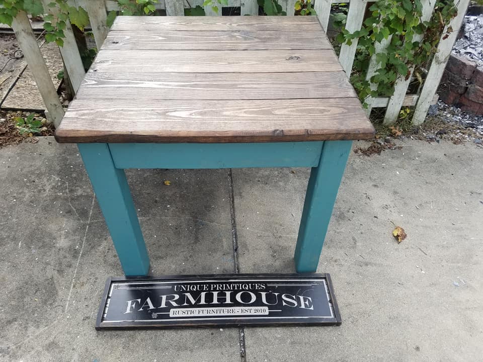 RUSTIC FARMHOUSE TABLE Small Kitchen Dining Farm House | Etsy