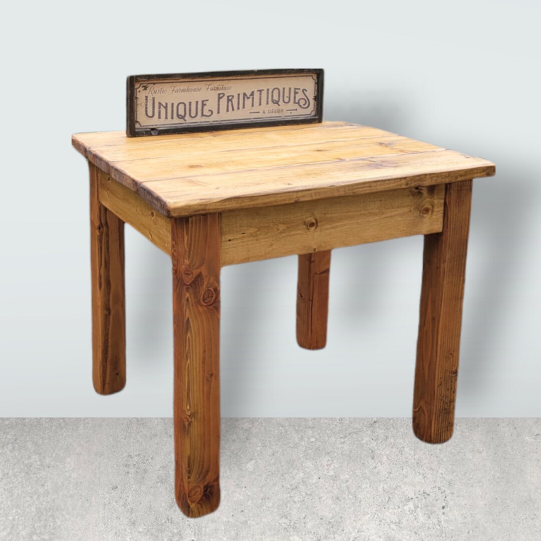 SQUARE FARMHOUSE TABLE Small Kitchen Dining Farm House - Etsy
