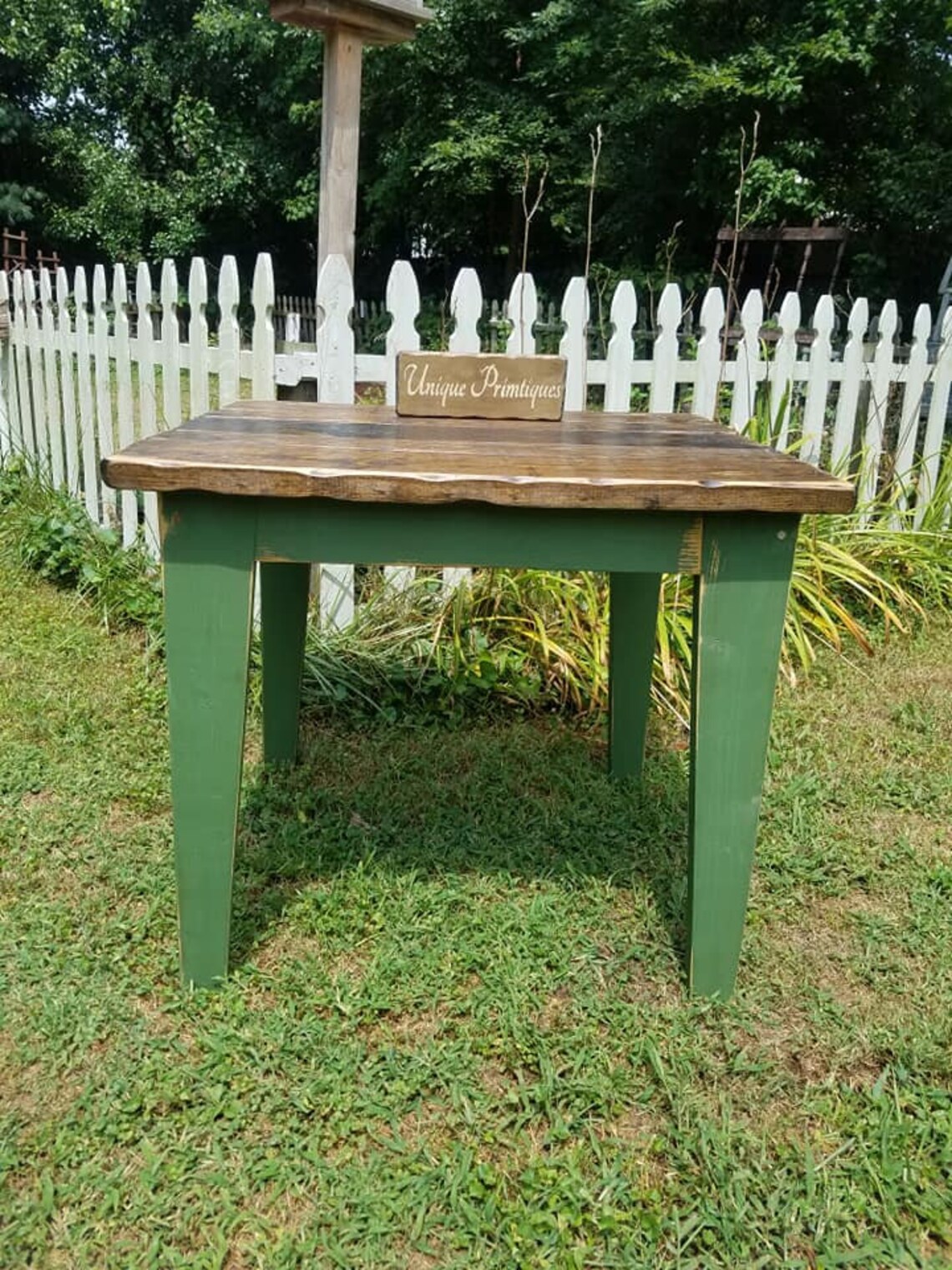 RUSTIC FARMHOUSE TABLE Farm House Kitchen Table Small Island - Etsy
