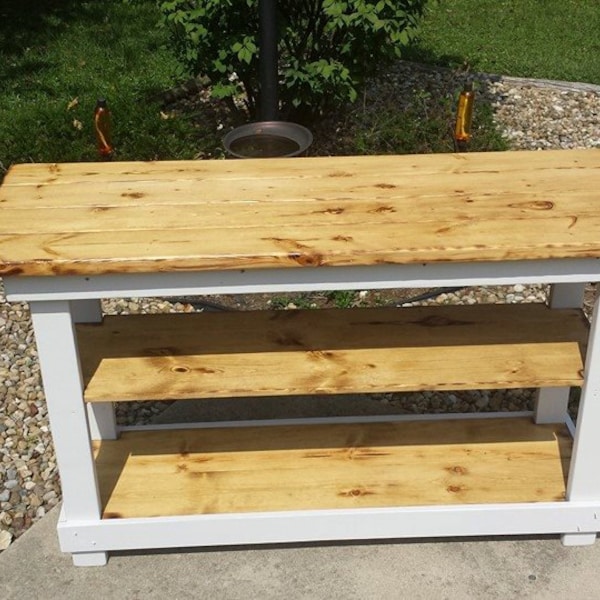 Primitive Work Table - Etsy