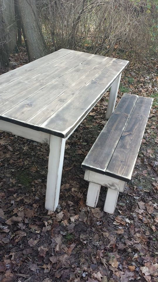 FARMHOUSE COUNTRY TABLE Kitchen Dining Farm House W/matching - Etsy
