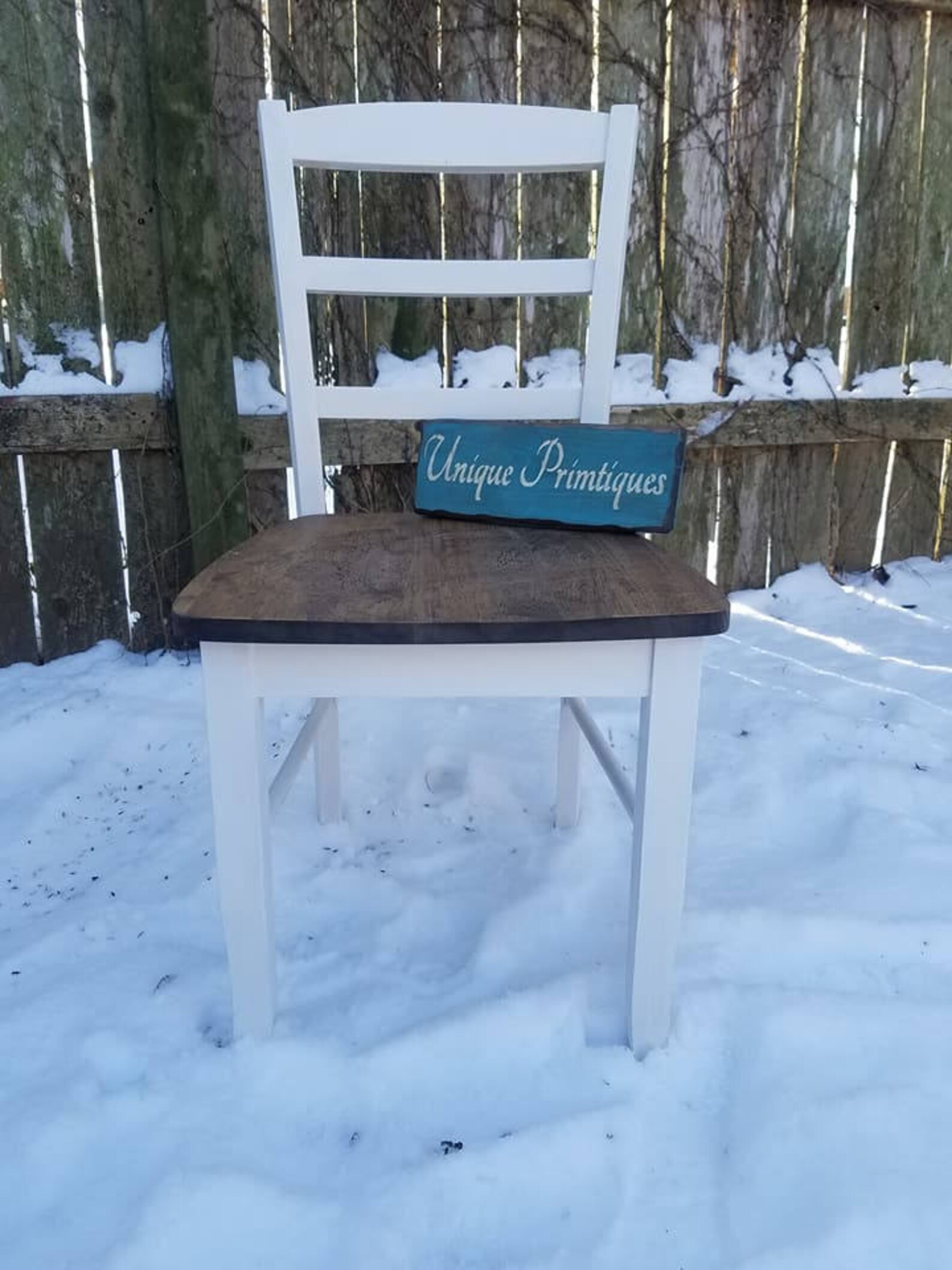 TWO Rustic Ladder Back Chairs Wood Malaysian Oak CHAIRS Solid - Etsy