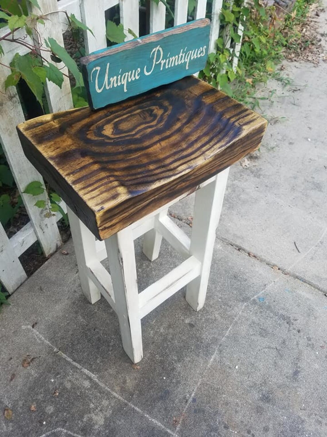 FARMHOUSE BAR STOOL Rustic Farm House Kitchen Tall or Short - Etsy