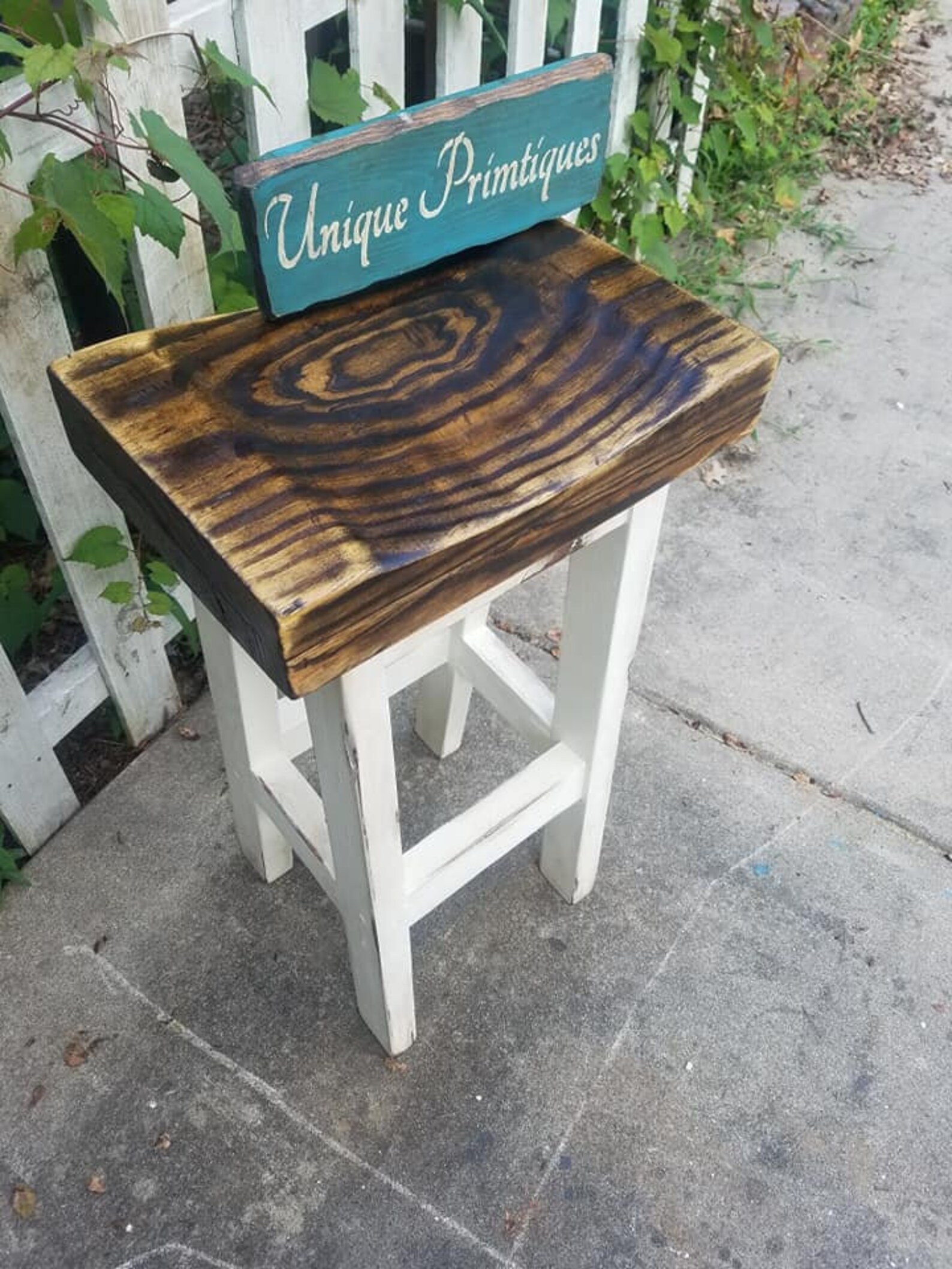FARMHOUSE BAR STOOL Rustic Farm House Kitchen Tall or Short - Etsy