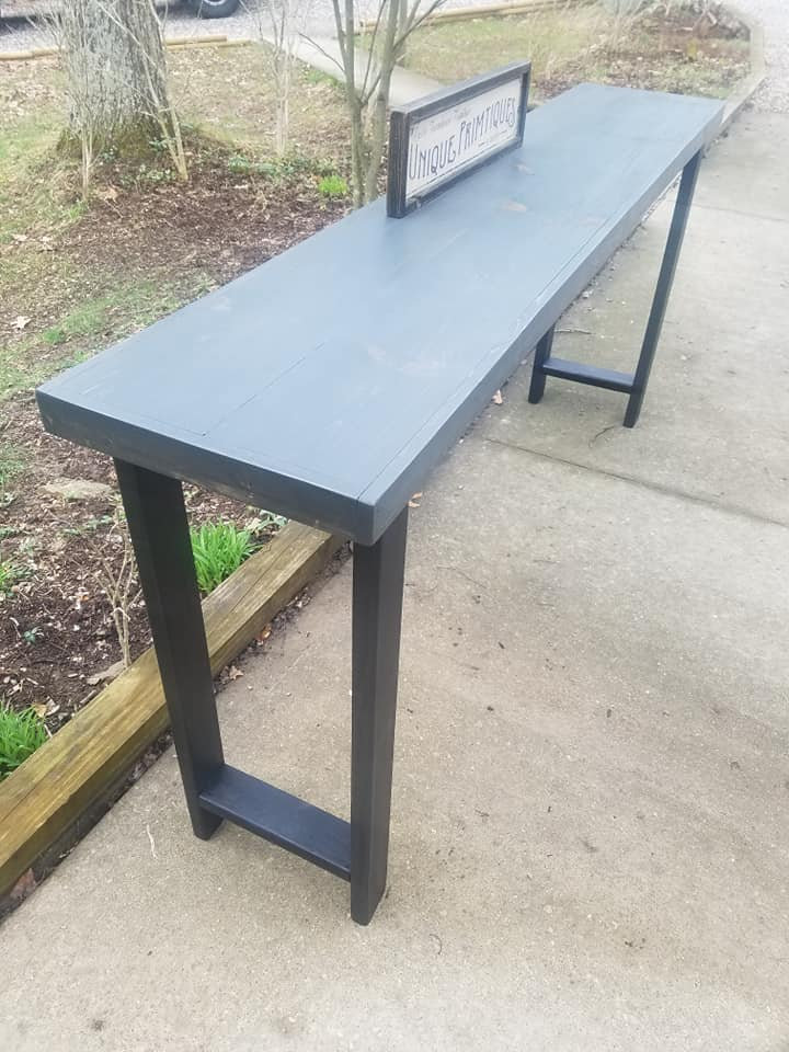 RUSTIC SOFA BAR Table Console Tall Large Long Entryway Entry | Etsy