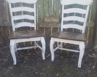 FOUR Beautiful Rustic Wood Malaysian Oak CHAIRS Solid Wood X-back Style ...