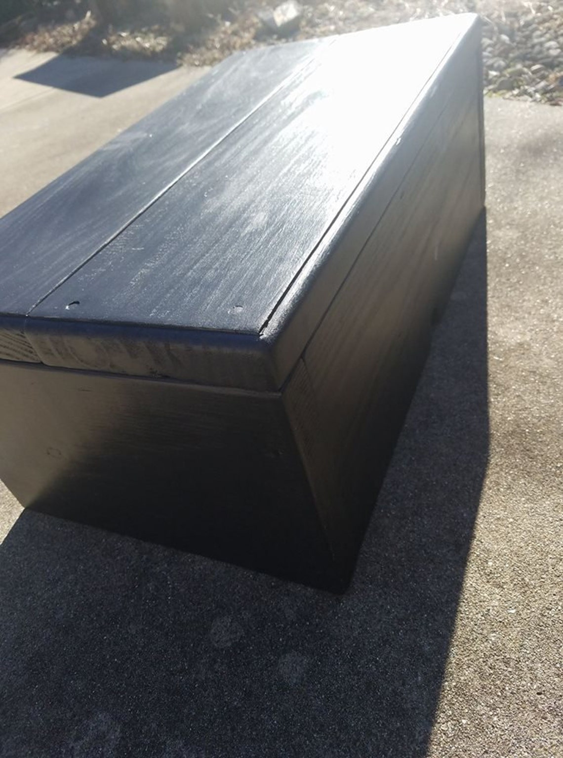 Wood Table Riser W/enclosed Back & Cord Hole Computer Desk - Etsy