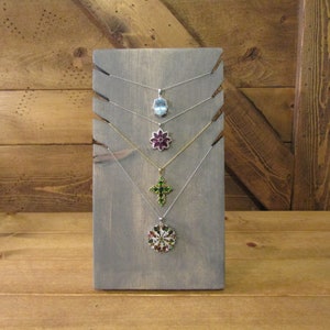 Rustic JEWELRY DISPLAY Necklace Stand Holders Different Sizes Custom ...