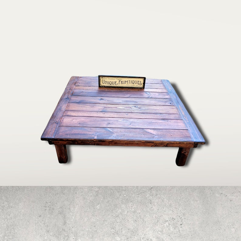 RUSTIC FARMHOUSE COFFEE Table Extra Large Square Farm House - Etsy