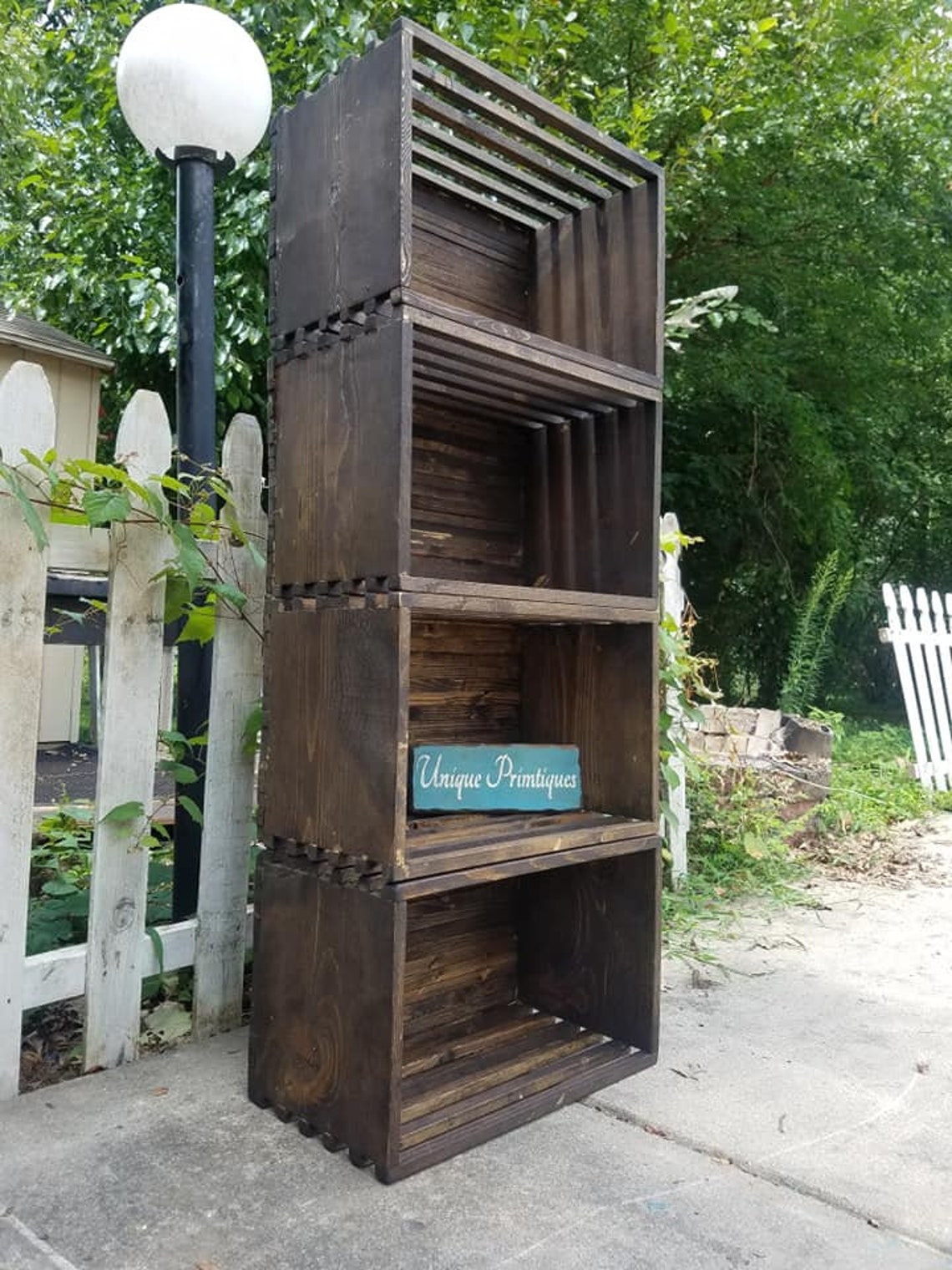 Rustic FARMHOUSE Wood CRATES X3 Reclaimed Wood Bathroom | Etsy