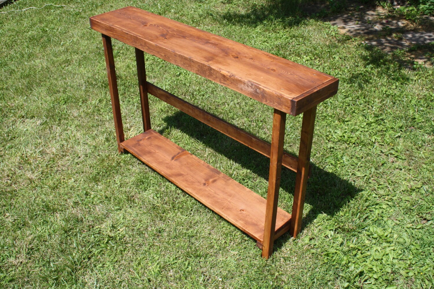 RUSTIC Console TABLE Sofa Entryway Accent Primitive Unique | Etsy