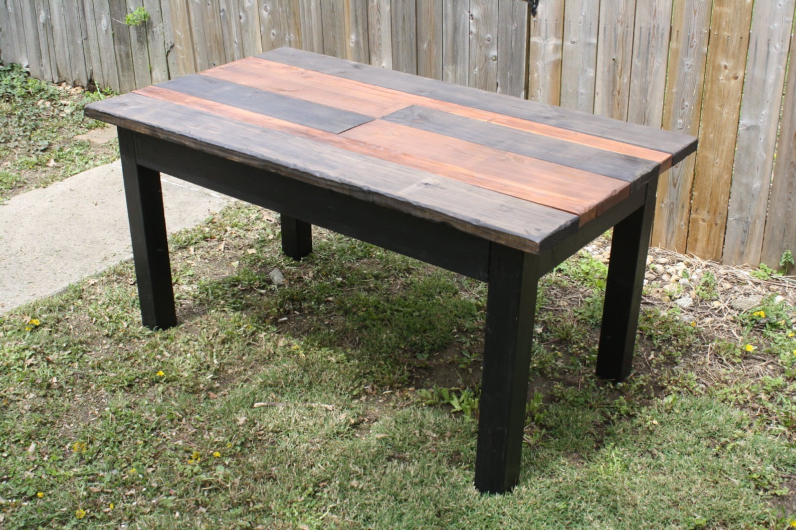 RUSTIC FARMHOUSE TABLE Farm House Country Kitchen Cabin Lodge Table ...