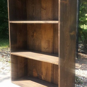 RUSTIC FARMHOUSE BOOKCASE Farm House Country Cabin Shelving Reclaimed ...