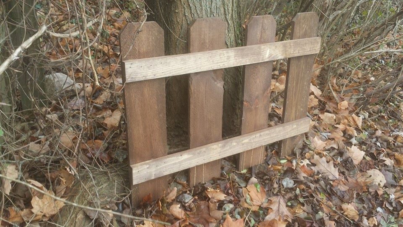 Rustic Picket Fence Home Decor 24 X 33 Primitive | Etsy