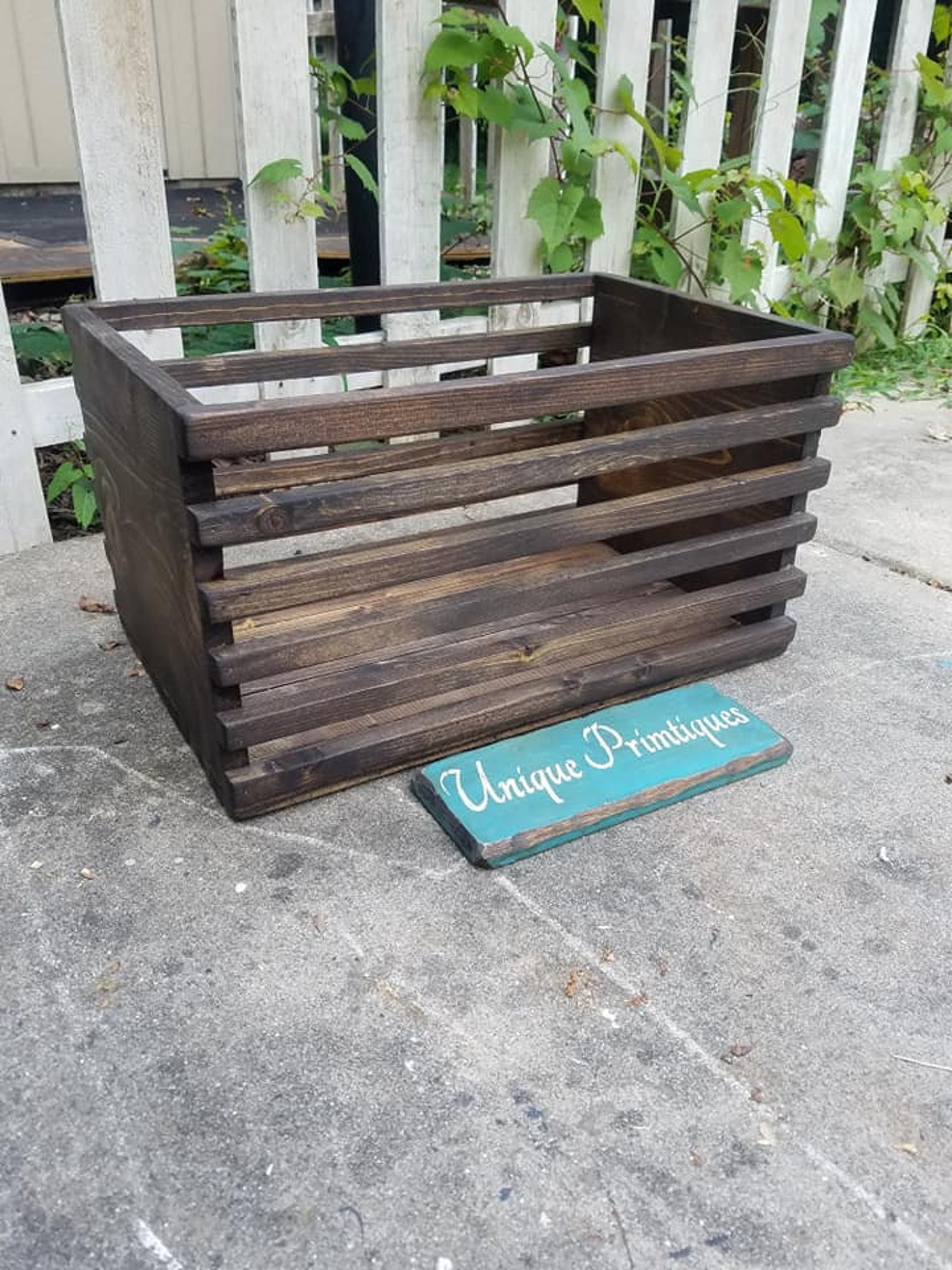 Rustic FARMHOUSE Wood CRATES X3 Reclaimed Wood Bathroom | Etsy