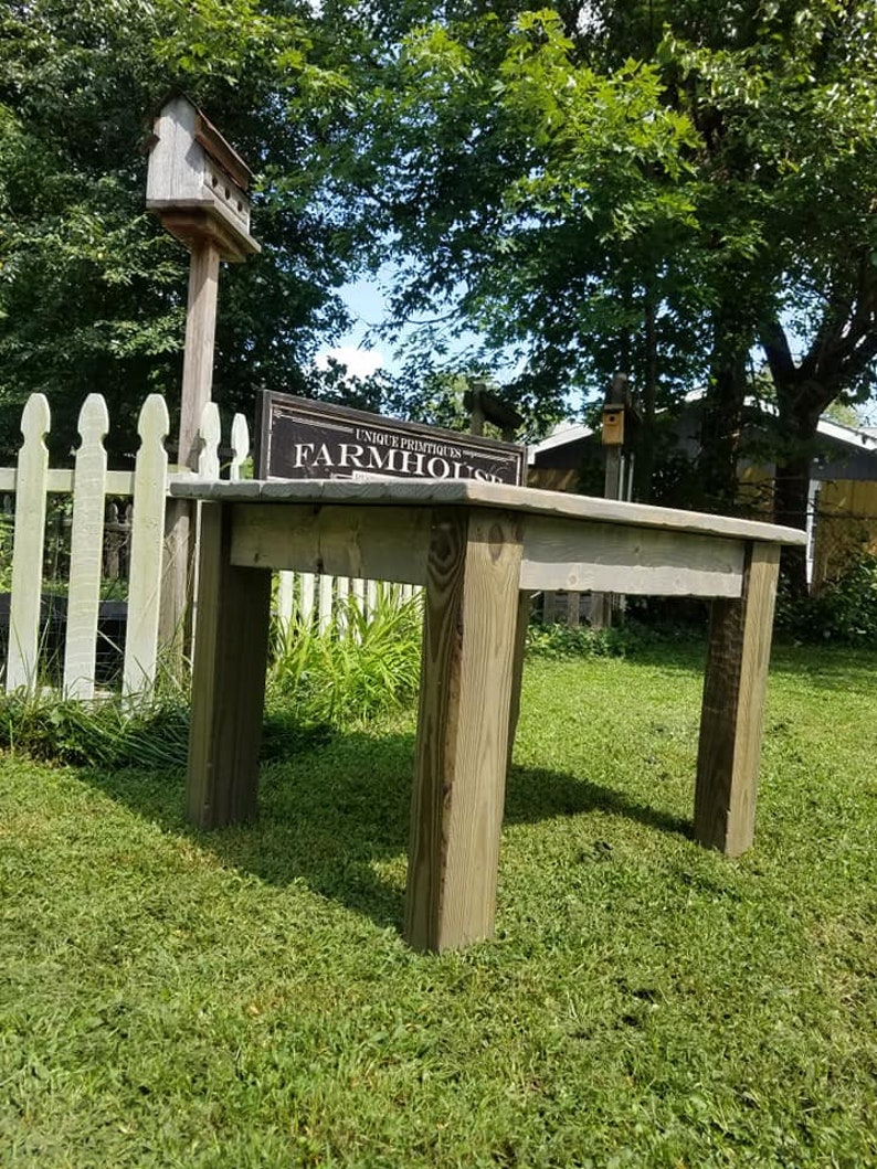 Rustic FARM TABLE Reclaimed Wood Farm House Primitive Country | Etsy